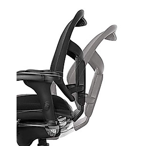 Workpro™ - Chair - Quantum 9000 Series Mid-Back Mesh/fabric Chair Black/olive - 43-3/4" H x 29-1/2" W x 28" D - 28" x 29