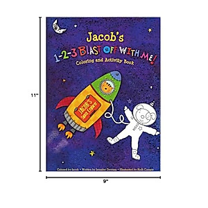 Personalized Coloring & Activity Book for Kids - I See Me! (Outer Space)