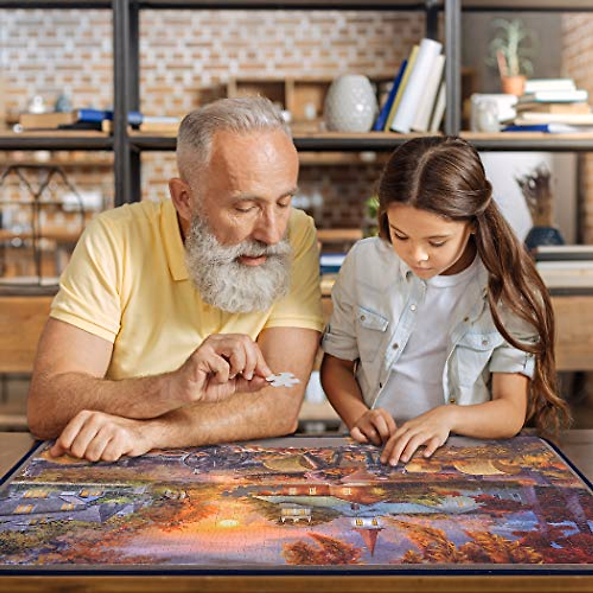 Tektalk 1000 Pieces Jigsaw Puzzles for Teens & Adults (Harvest)