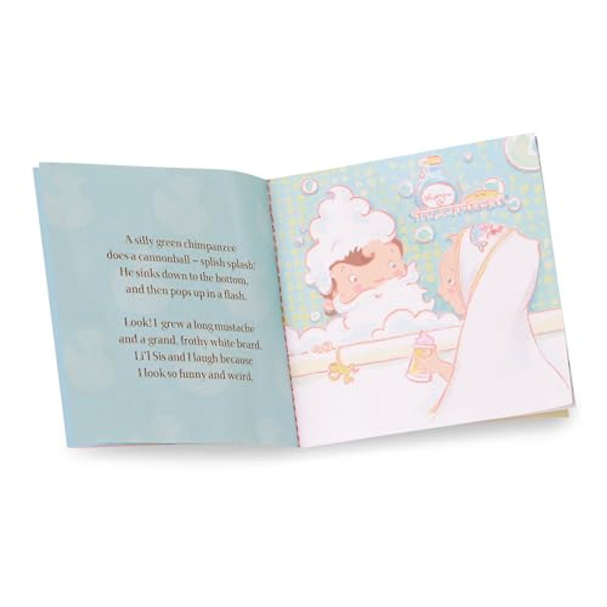 Baby Sweetheart by Battat Bath Time 12-inch Soft-Body Newborn Baby Doll with Easy-to-Read Story Book and Baby Doll Accessories