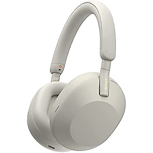 Sony WH-1000XM5S Noise Canceling Wireless Headphones - 30hr Battery Life - Over-Ear Style - Optimized for Alexa and Google Assistant - Built-in mic for Calls - Silver/Gold