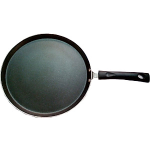 Shradha Trading Non-Stick Dosa Pan, 290mm, Black, Aluminium