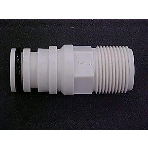 Kenmore 7278442 Water Softener Installation Adapter Tube, 1-in Genuine Original Equipment Manufacturer (OEM) Part White