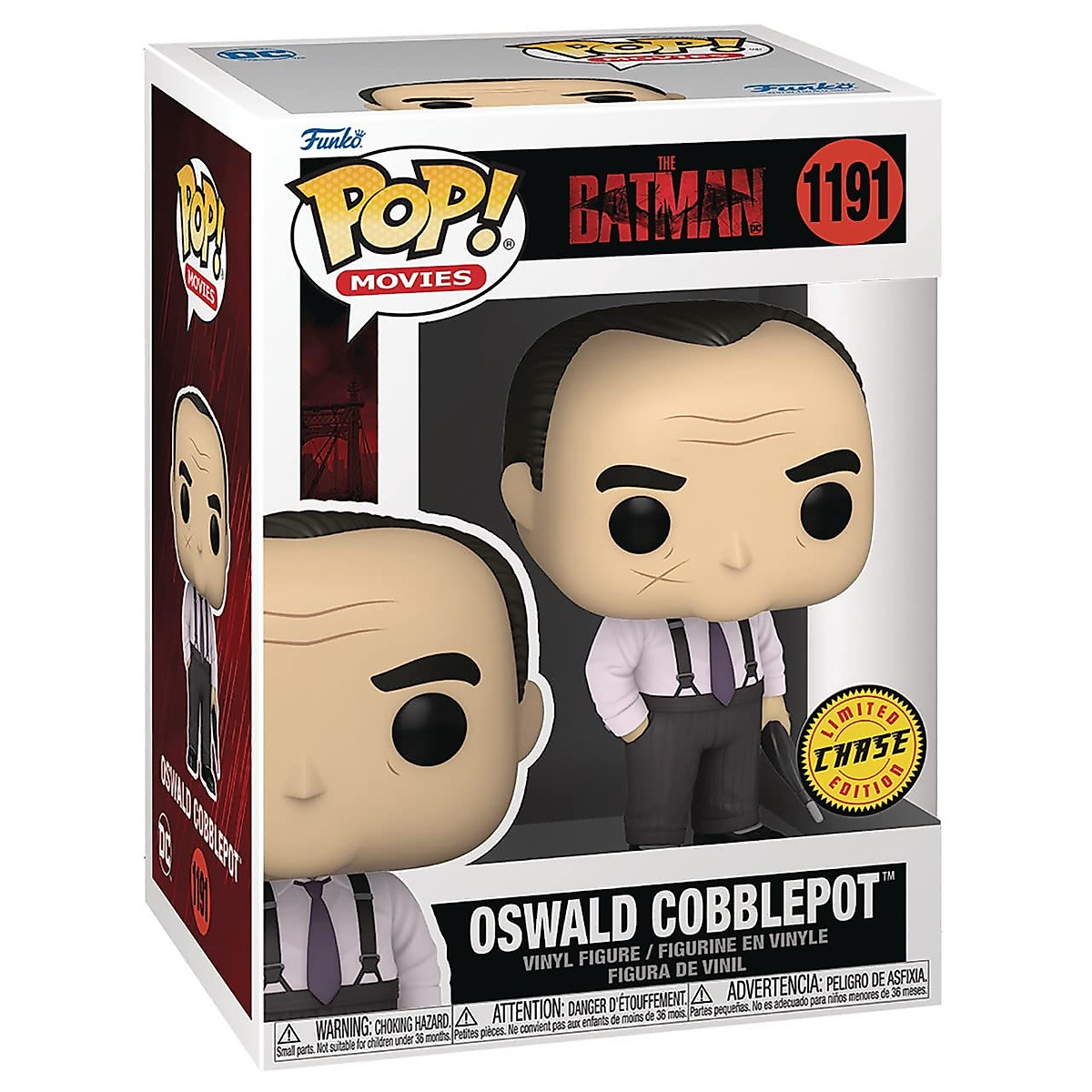 POP DC Heroes: The Batman - Oswald Cobblepot [Penguin] Limited Edition Chase Funko Vinyl Figure (Bundled with Compatible Box Protector Case)