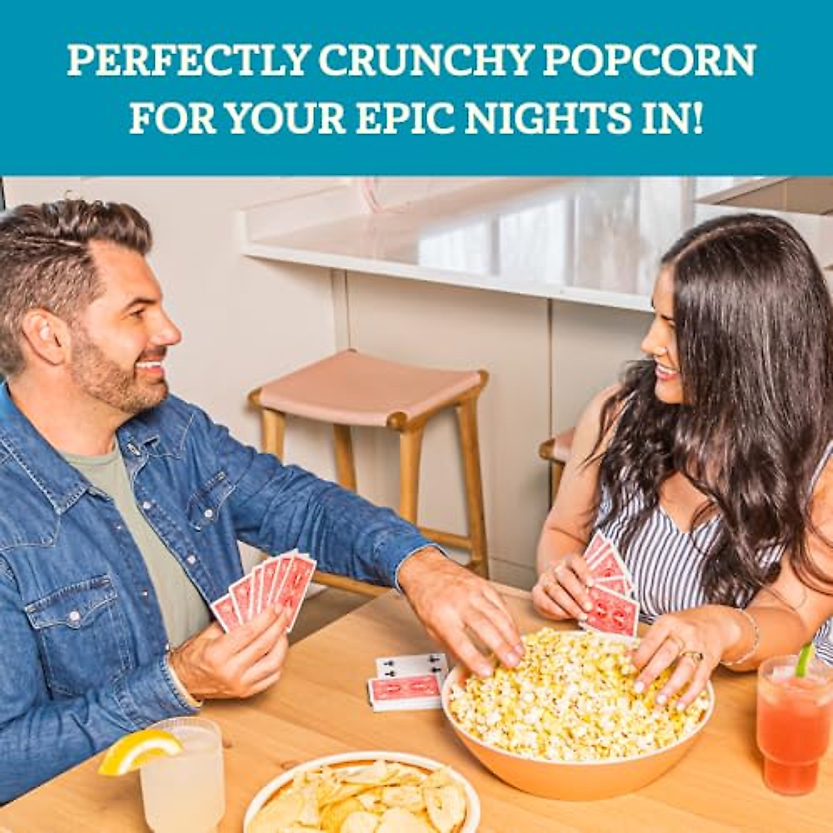 Franklin’s Gourmet Popcorn All-In-One Popcorn Packs for Popcorn Machine - 4oz Pack of 10 - Made in USA - Classic Popcorn Bags with Buttery Salt & Oil