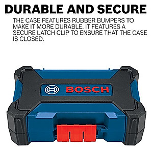 BOSCH CCSTV108 8-Piece Assorted Set 1 In. Impact Tough Torx Insert Bits with Clip for Custom Case System