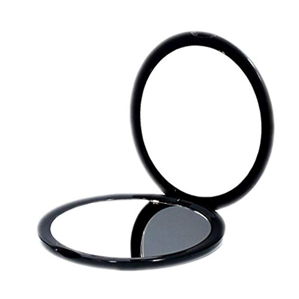 deweisn Magnifying Compact Cosmetic Mirror Elegant Pocket Handheld Makeup Mirror with Powerful 10x Magnification and 1x True View Mirror for Travel or Your Purse