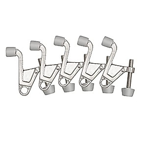 Design House 181834 Jumbo Hinge Pin Door Stop, Satin Nickel, 5-Pack
