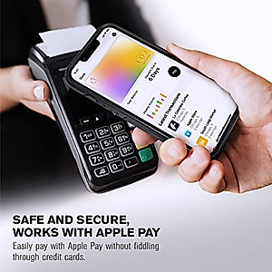 VENA vCommute Wallet Case for Apple iPhone 15 Plus / 14 Plus (6.7"), (Military Grade Drop Protection) Flip Leather Cover Card Slot Holder with Kickstand - Rose Gold/Red/Black