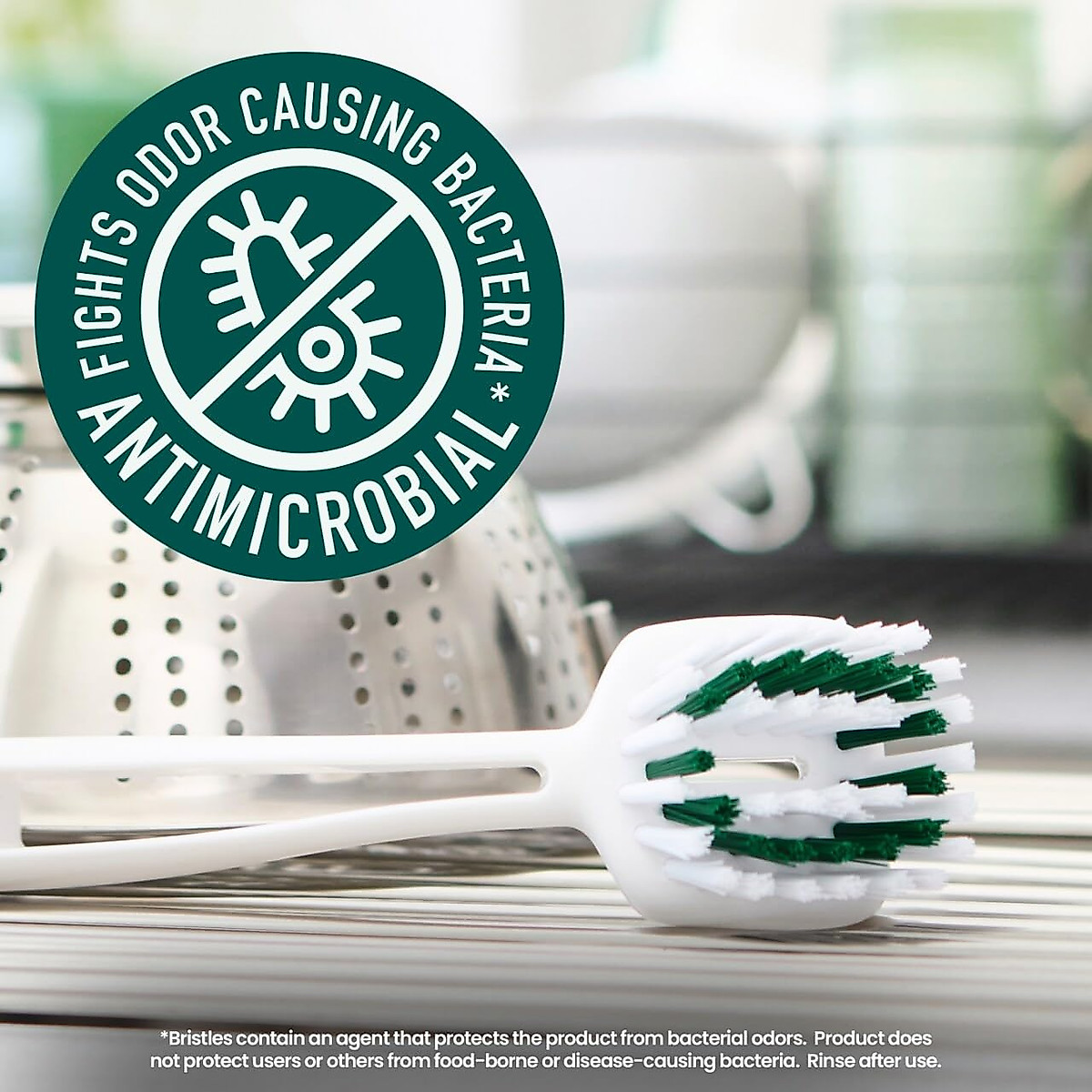 Scotch-Brite Pot Pan & Dish Brush, Scrub Brushes for Cleaning Kitchen and Washing Dishes, 1 Count