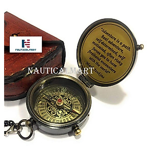 Eagle Compass Engraved Vintage Ship Functional Gift Compass Baptism