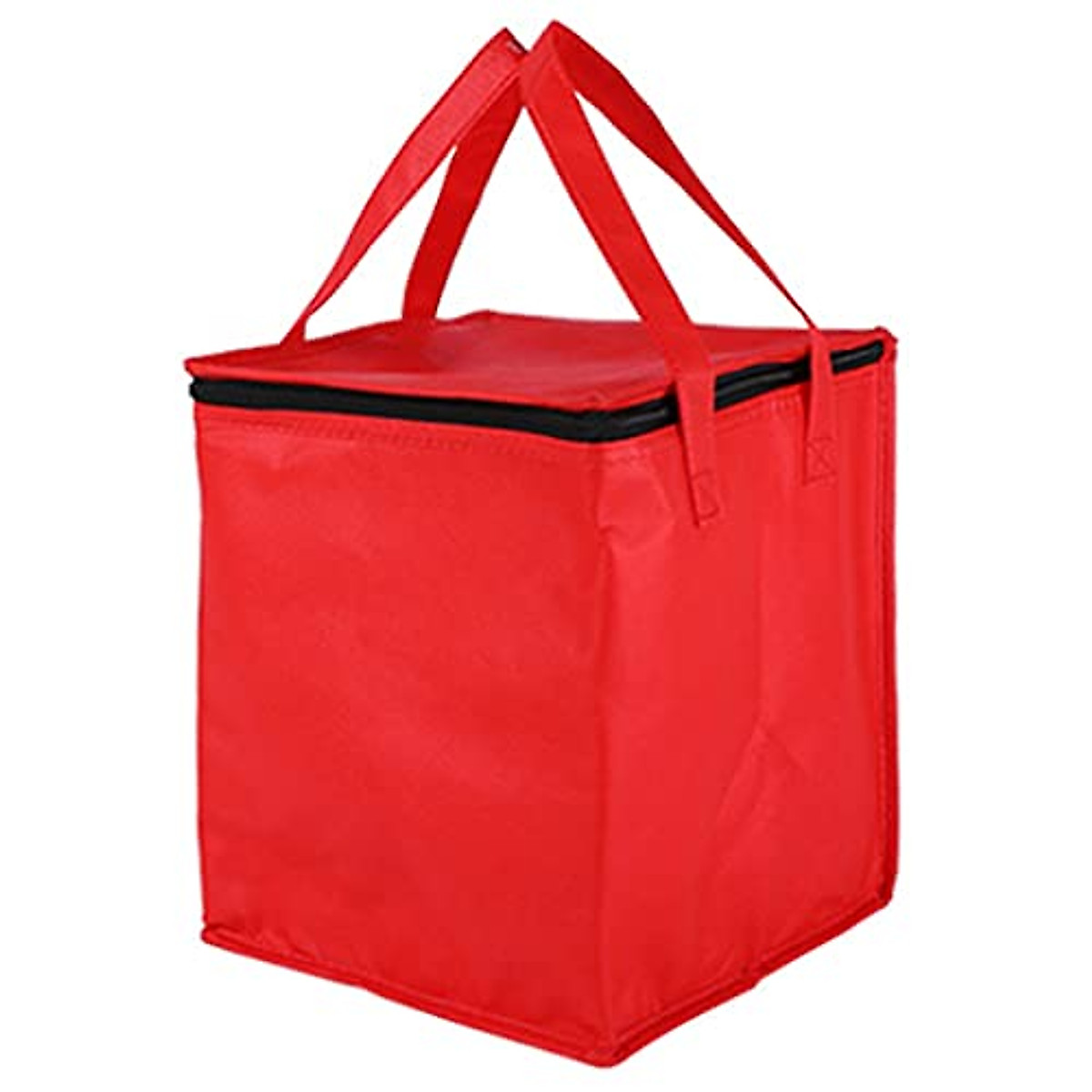 Reusable Shopping Insulated Bags Heavy Duty Thermal Totes with Zipper and Handle for Food Delivery Blue M