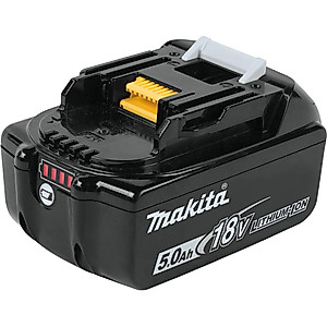 Makita BL1850B2DC2X 18V LXT Lithium-Ion Battery & Dual Port Charger Starter Pack (5.0Ah)