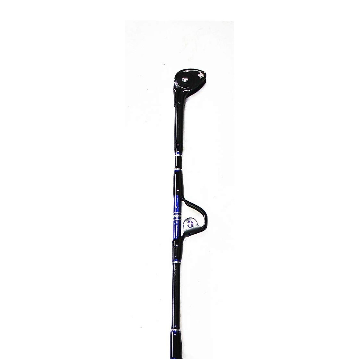Xcaliber Marine Pair (2) Tournament Series 30-80lb Saltwater Trolling Rod w/Pac Bay Guides (Blue & Silver)