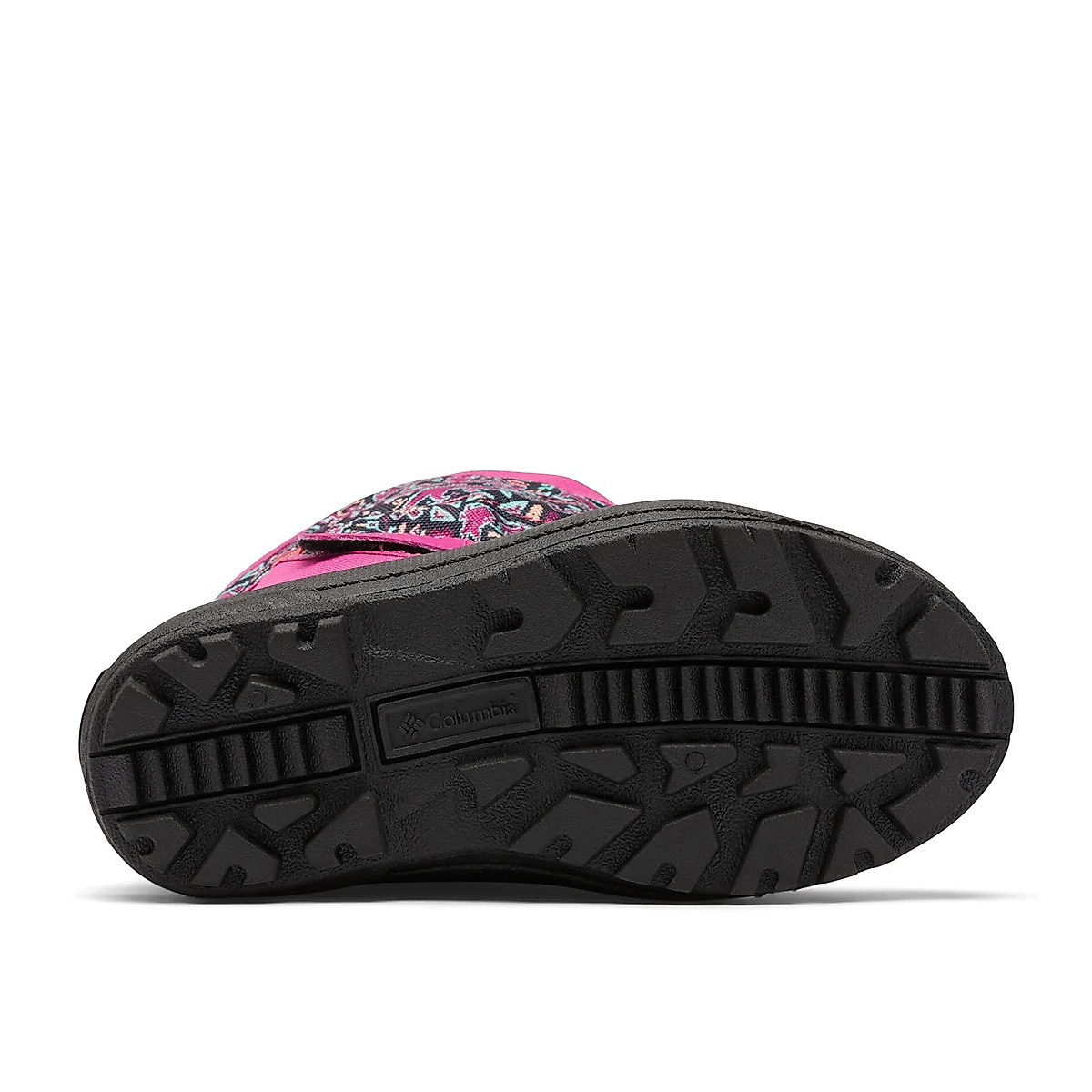 Columbia Toddler Unisex Powderbug Plus II Print, Wild Fuchsia/Bright Nectar, 4