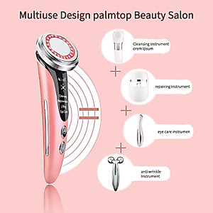 InfiniteTEC Portable Facial Tightening Device Hydrating Skin Care Machine (Pink)