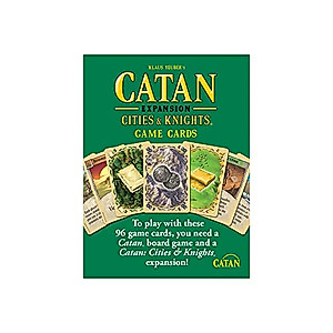CATAN Cities & Knights Replacement Game Cards - Complete Set of 95 Game Cards for The CATAN Cities & Knights Board Game Expansion (Sold Separately), Board Game Accessories Made by CATAN Studio