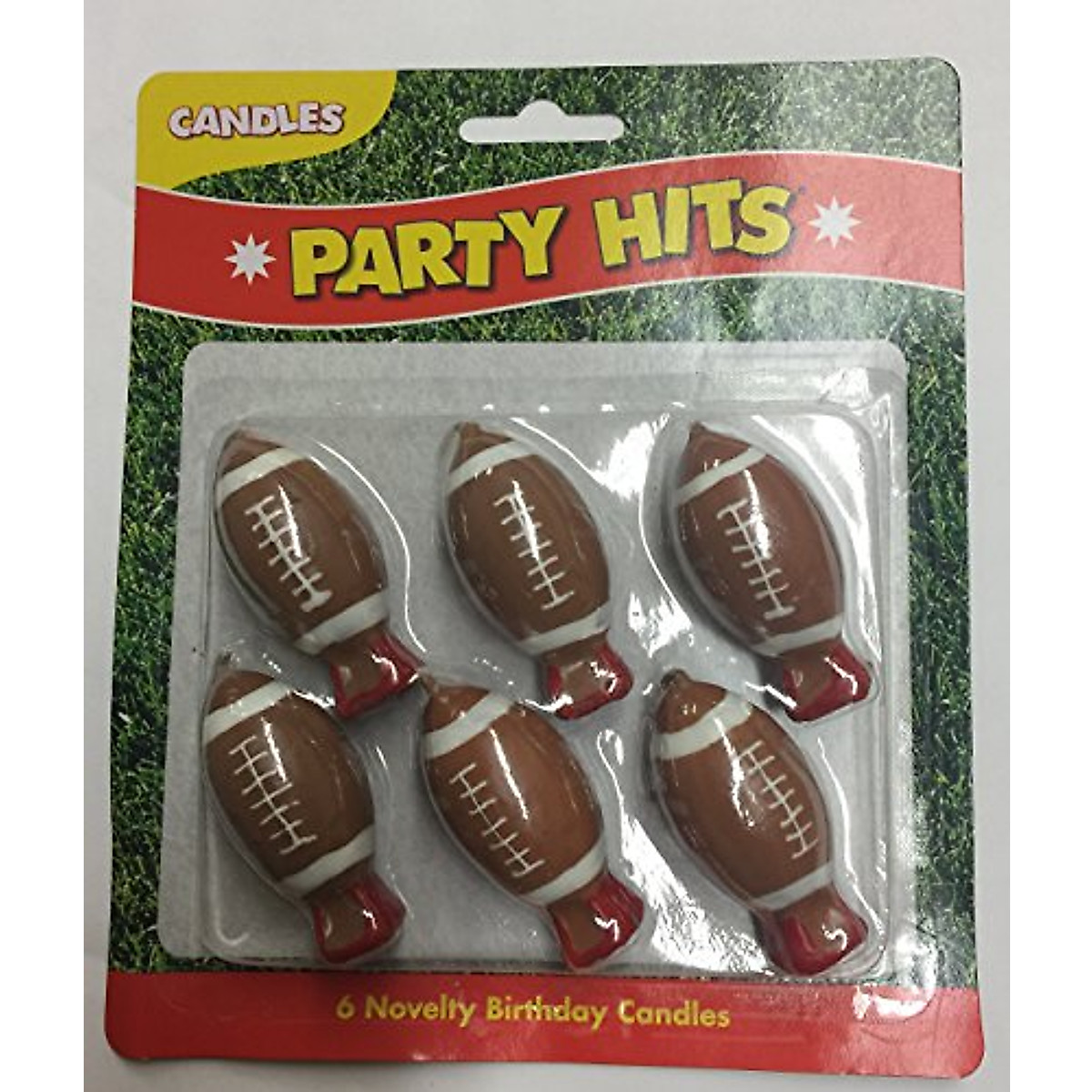 Oasis Supply Football Party Candles - 6 Birthday Candles per Set