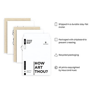 Minimalist Line Art Prints Set of 4 By Haus and Hues | Aesthetic Posters, Apartment Decor, Minimalist Art Print, Fine Line Art, Black and White Abstract Minimalist Wall Art for Women UNFRAMED (8x10)