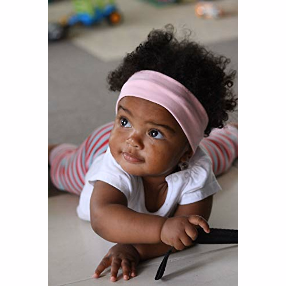 hearinghenry JUNIOR Sports Cochlear Implant Headband (Age 3yrs-10yrs) (Blue Lightning)