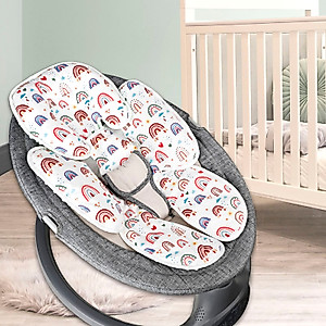 2-in-1 Car Seat Insert, CarSeat Head and Body Support, Cushion for Stroller, Swing, Bouncer, Baby Car Seat Strap Covers Shoulder Pads for Baby Kid