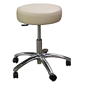 Dentists Unite 70-17 Professional Dental Stool, Exam Stool, Round Seat, Bone