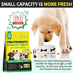 120 Chews Probiotics for Dogs