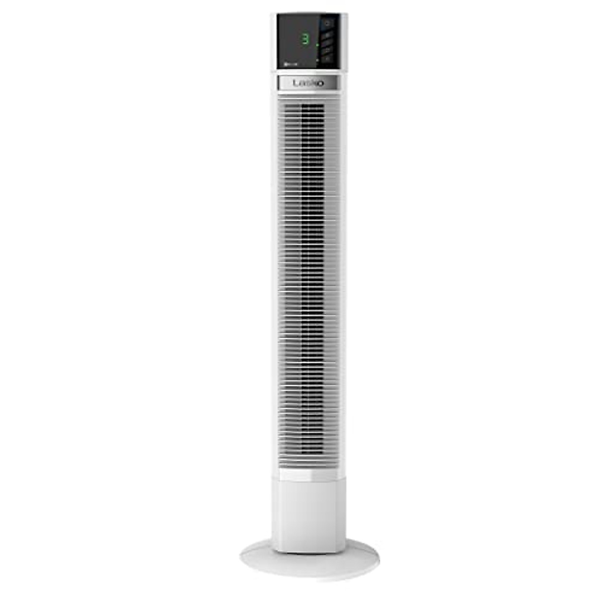 Lasko Xtra Air Oscillating Tower Fan, 4 Speeds, Nighttime Setting, Timer and Remote Control, 48", Silver, T48337, Large