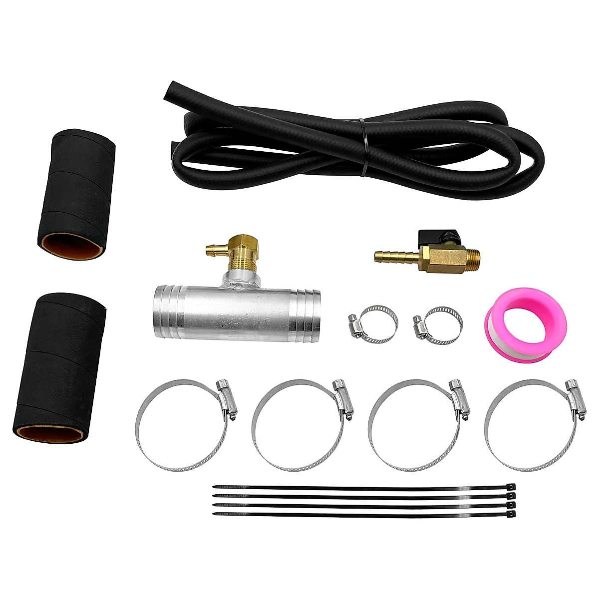 11025 1 1/2" Diesel Installation Kit,Compatible with Gravity Fueled Auxiliary Fuel Tank and Newer Models with 1½" Fill Line,Only for Diesel