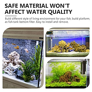 Kichvoe 6pcs Fish Tank Divider Grid Aquarium Grid Dividers Fish Tank Divider Plates Mesh Divider Aquarium Supplies Fish Tank Grid Divider Bottom Partition Net Aquarium Bottom Divider