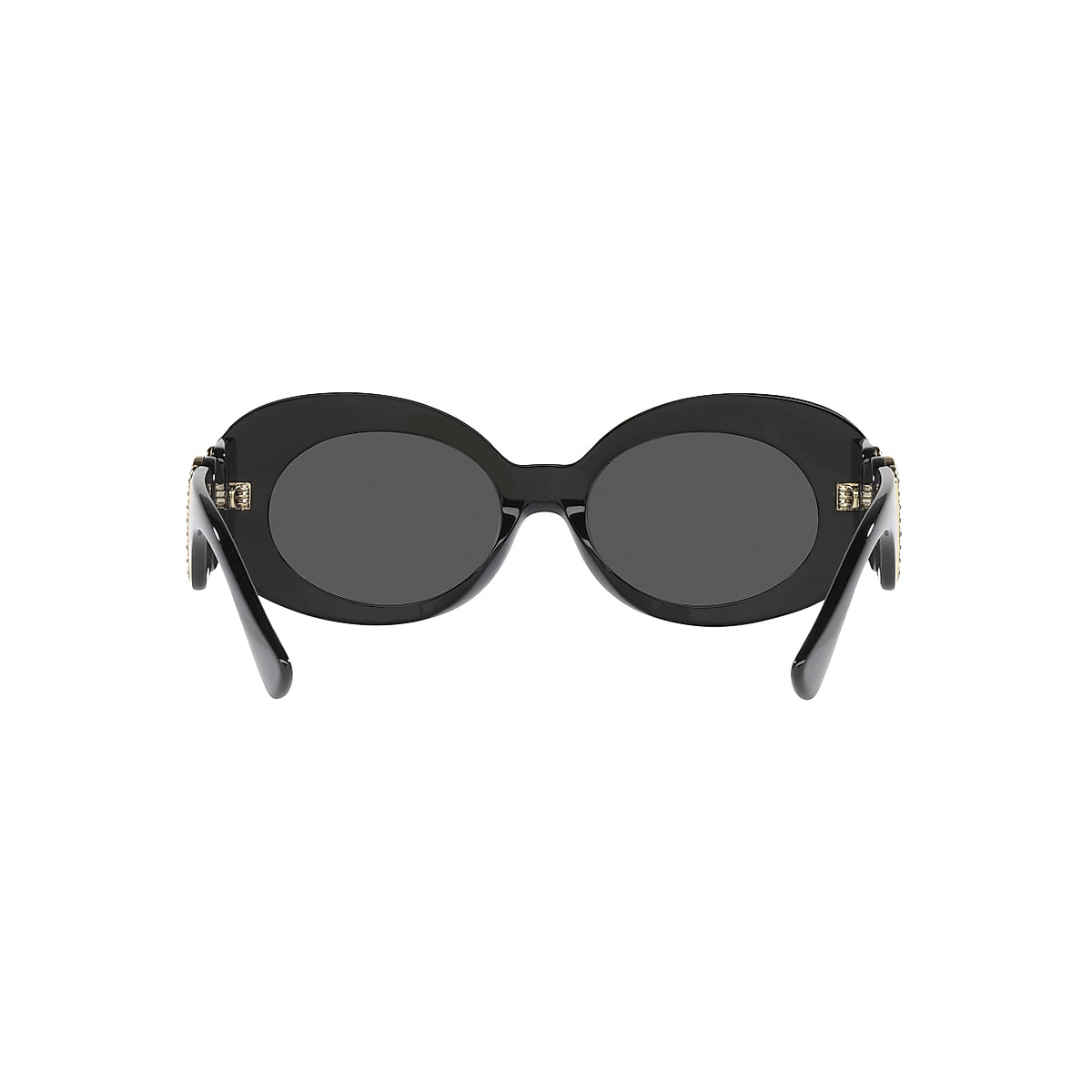 Versace Woman Sunglasses Black Frame, Dark Grey Lenses, 54MM