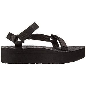 Teva Women's Flatform Universal Black 9 M