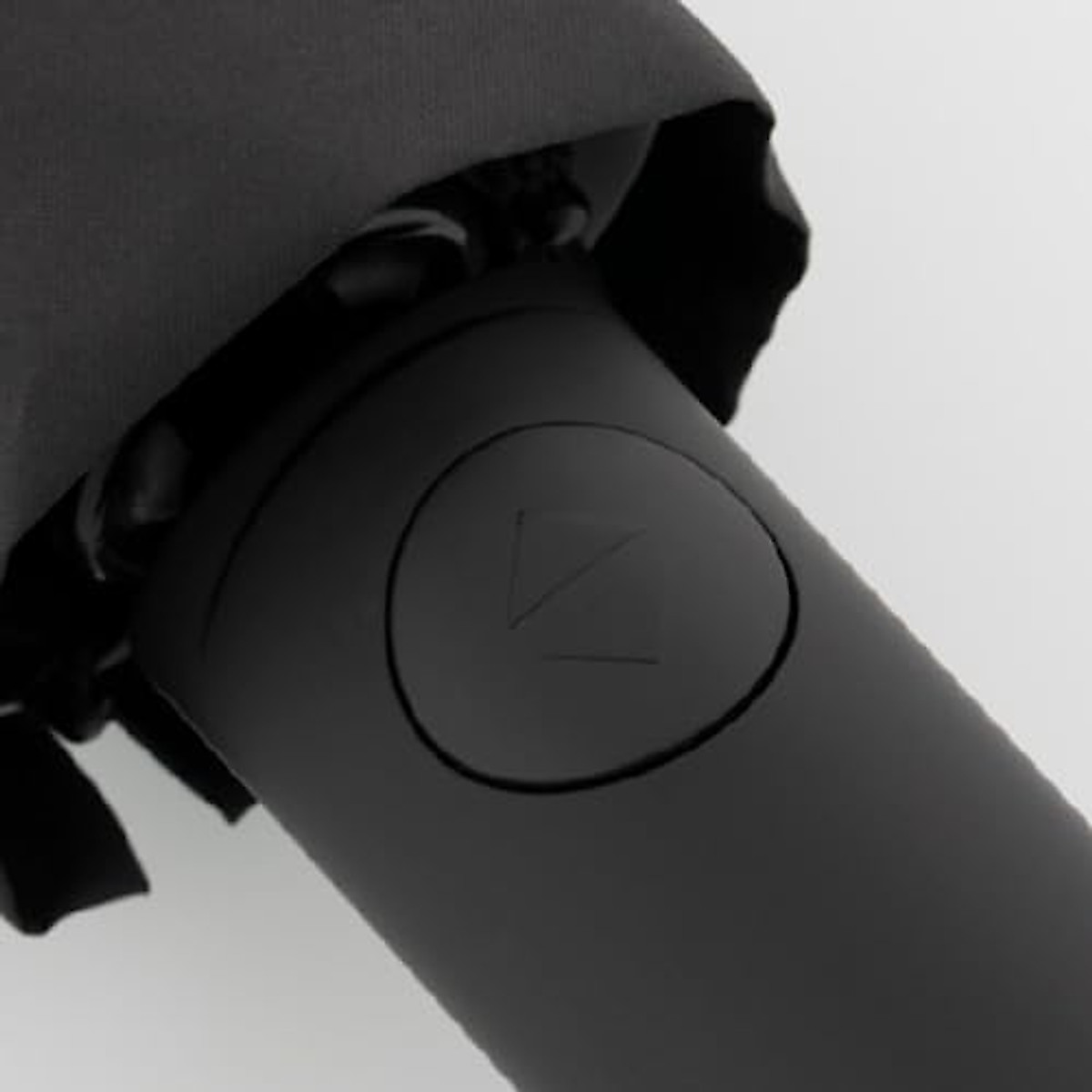 Knirps A.200 Medium Duomatic Automatic Open Close Rain Umbrella - Compact Windproof Umbrella for Rain - Durable Travel Umbrella for Adults - 97cm Diameter Retractable Umbrella & Carrying Case, Grey