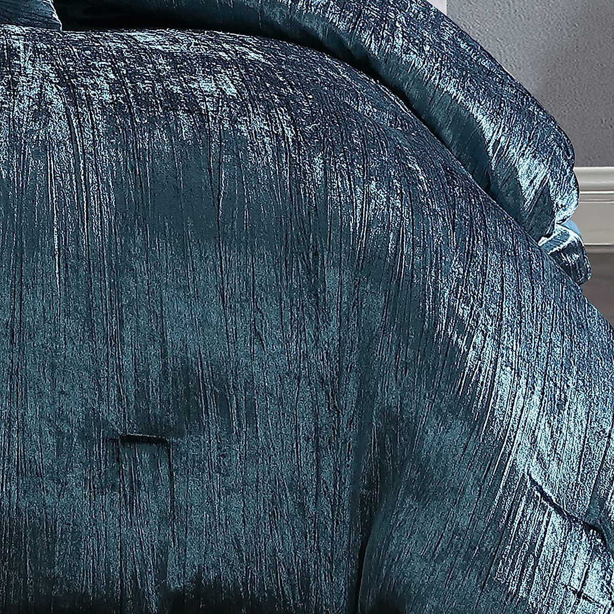 Riverbrook Home Turin Comforter Set, King, Blue, 7 Piece Set