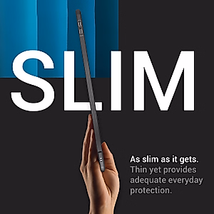 TineeOwl iPad Pro 12.9 inch Case 2022, 2021, 2020, 2018 (6th, 5th, 4th & 3rd Generation) Ultra Thin Matte Clear, Supports Apple Pencil Wireless Charging, Absorbs Shock (Black/Matte Back)