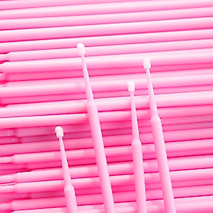 MAYSHIKOU 100 Pcs Micro Swabs For Eyelash Extensions Disposable Applicators Brush False Eyelashes Brush Clean Mascara Bruhes Makeup Tools