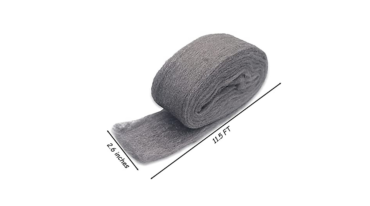 Steel Wool Fill Roll for Mice Control - 4 Pack