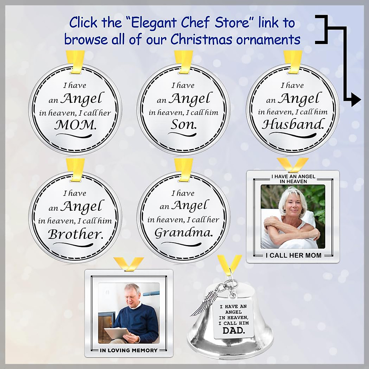 Infant Memorial Ornament Christmas Keepsake- No Footprint is Too Small- Baby Loss Remembrance Sympathy Gift