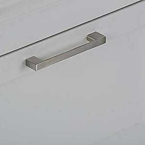 SIMPLIHOME Avington 29.9 inch H x 20.5 inch W Laundry Hamper in Pure White with 1 Storage Compartment, for the Bathroom