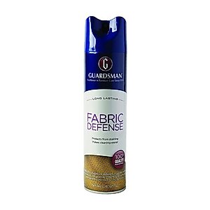 Guardsman Fabric Defense & Upholstery Protector Blocks Stains and Repels Liquid, Use on Microfiber, Rugs, Carpeting, Fabric Apparel, Easy Clean, Odorless, No Chemical Cleaner 11 Oz 460900