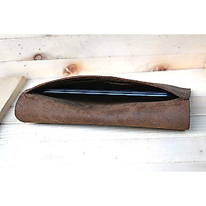 Handmade High Quality Retro Leather Multi-function Envelope Mobile Phone Card Holder Wallet