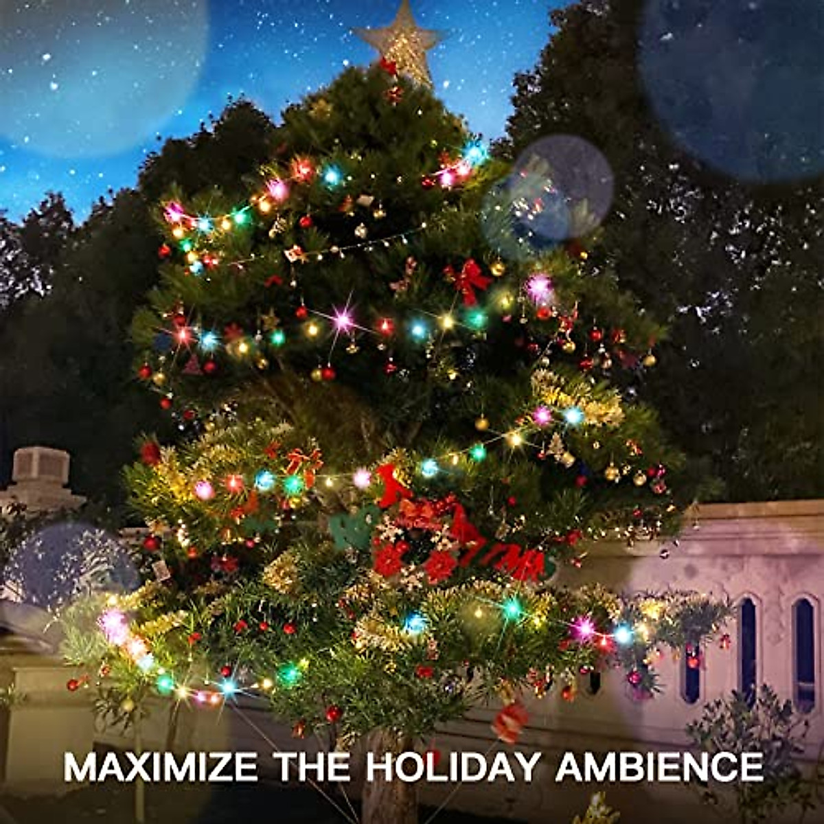 suddus Globe String Lights Bedroom, 100 Led Fairy Lights Plug in, Indoor String Lights for Classroom, Dorm, Birthday, Backyard, Patio, Garden, Party, Living Room, Pastel Color