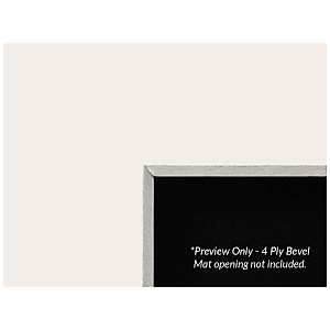 Archival Methods Conservation Mat Board, 14x18", 4 Ply, Pearl White, Package of 25
