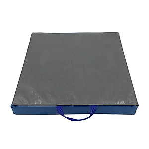 Factory Direct Partners 12228-CT SoftScape 15" Square Floor Cushions with Handles, 2" Thick Deluxe Foam (6-Piece) - Contemporary