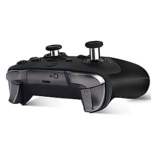 Metal Replacement Thumbsticks for Xbox Elite Controller Series 2 Core,Component Pack Includes 4 Swap Magnetic Joysticks,4 Paddles,1 Standard D-Pads, Accessories Parts for Xbox One Elite 2(Black)