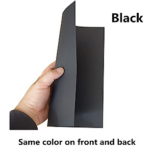 Baisunt 20 Sheets Black Cardstock 250GSM/92lb Thick Blank Craft Paper for DIY Art Project, Scrapbook, Cards and Invitations Making(8.5 x 11 Inches)
