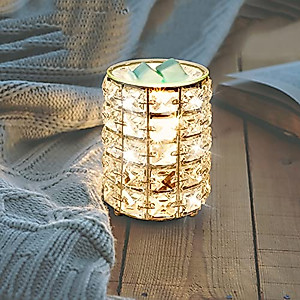 Wax Melt Warmer, Crystal Electric Wax Warmer for Christmas Decor, Scented Wax Warmer for Home Office Bedroom Living Room Decor