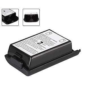 Gojiny Universal Battery Back Cover Shell Case 5 PCS AA Replacement Battery Shell Case Cover Kit for XBOX 360 Wireless Controller (Black)