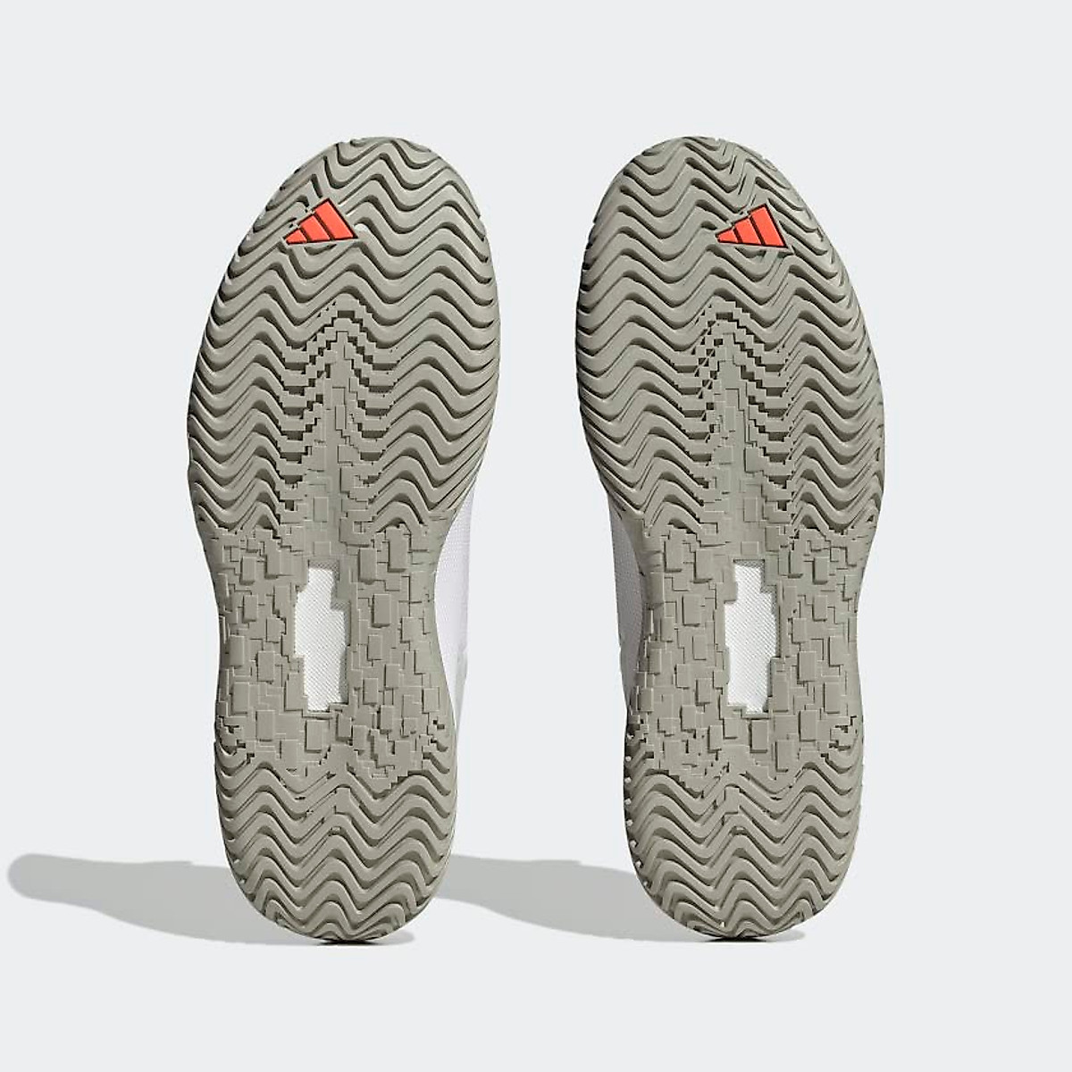 adidas Men's Solematch Control Tennis Shoe, White/Black/Lucid Blue, 7