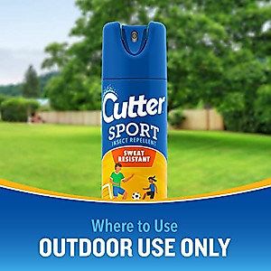 Cutter Sport Insect Repellent (Aerosol) (11 oz), Plain